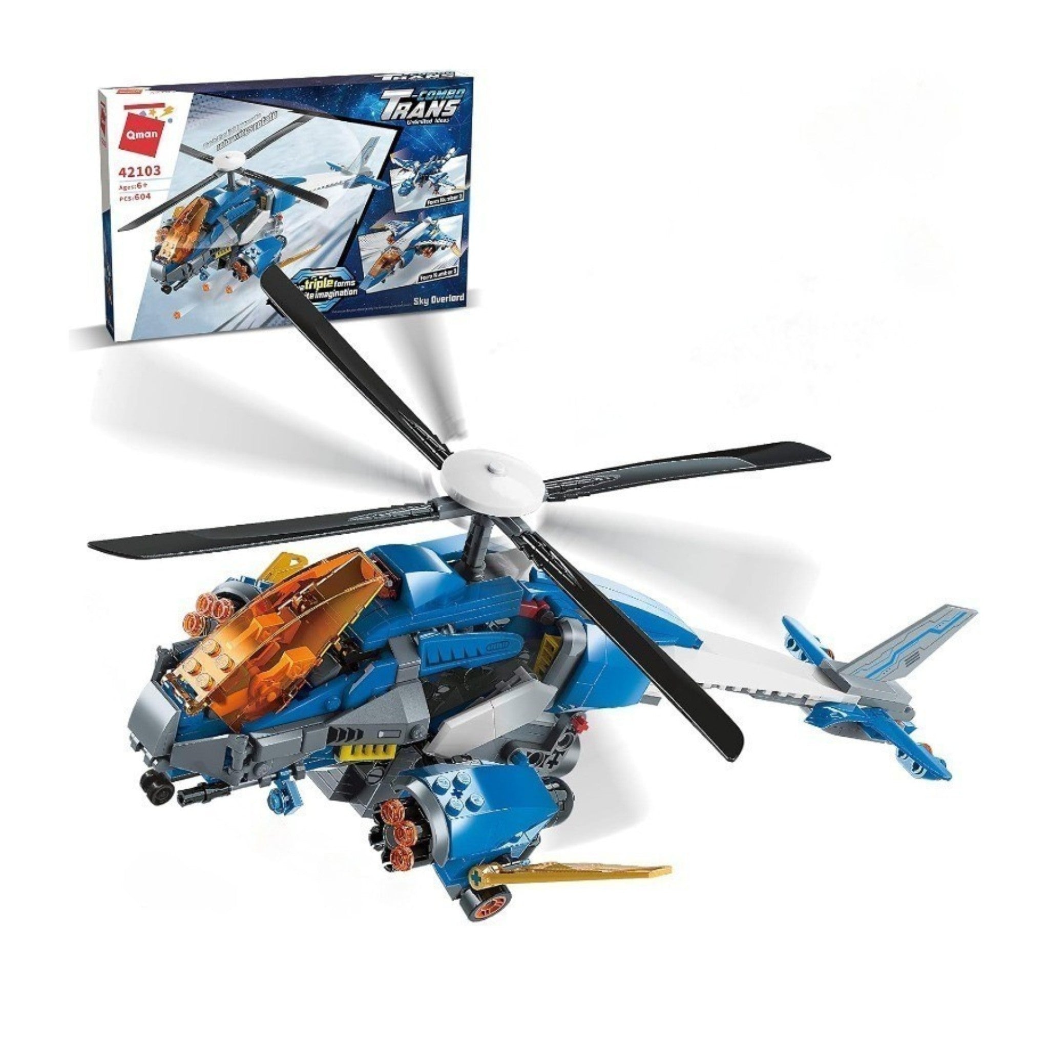 Aircraft Building Blocks 3-In-1 – Talo and Koti