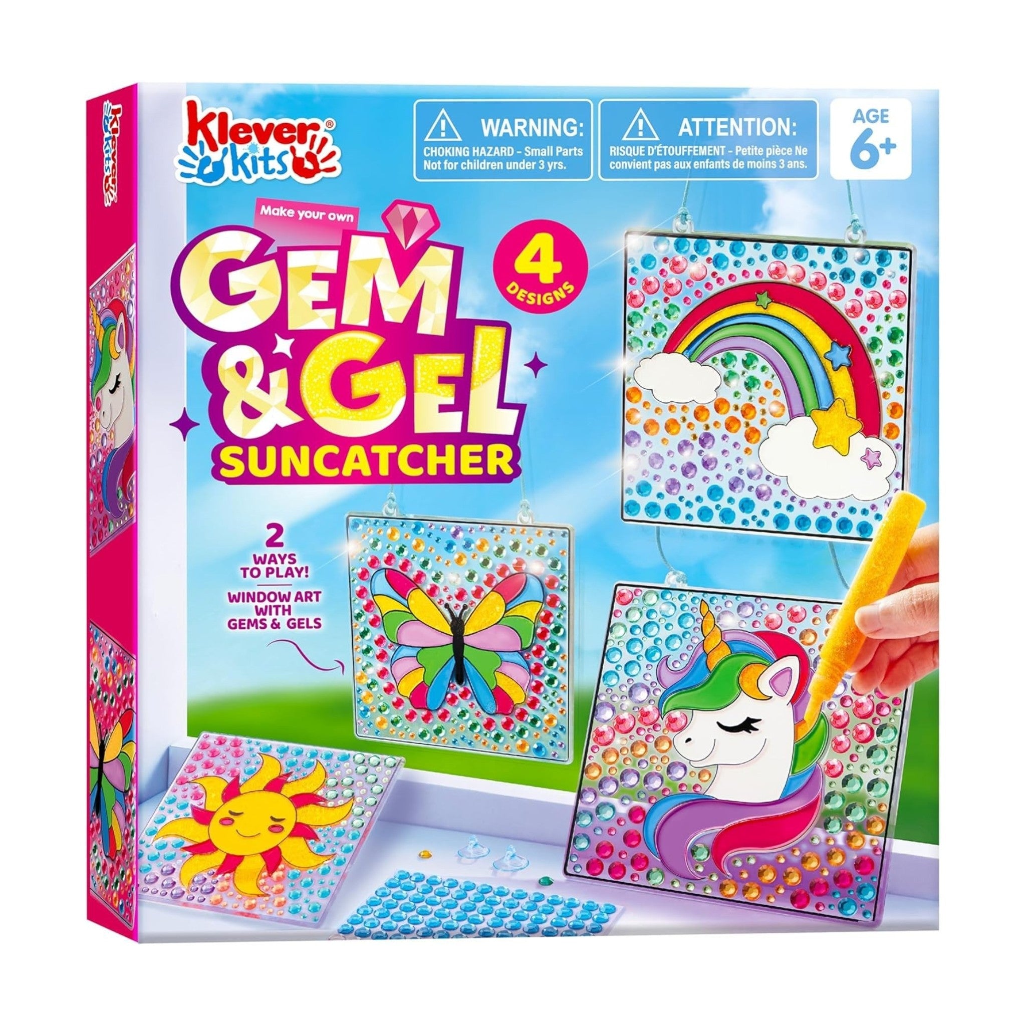 Window Art Gem Suncatcher Craft Kit for Kids – Talo and Koti
